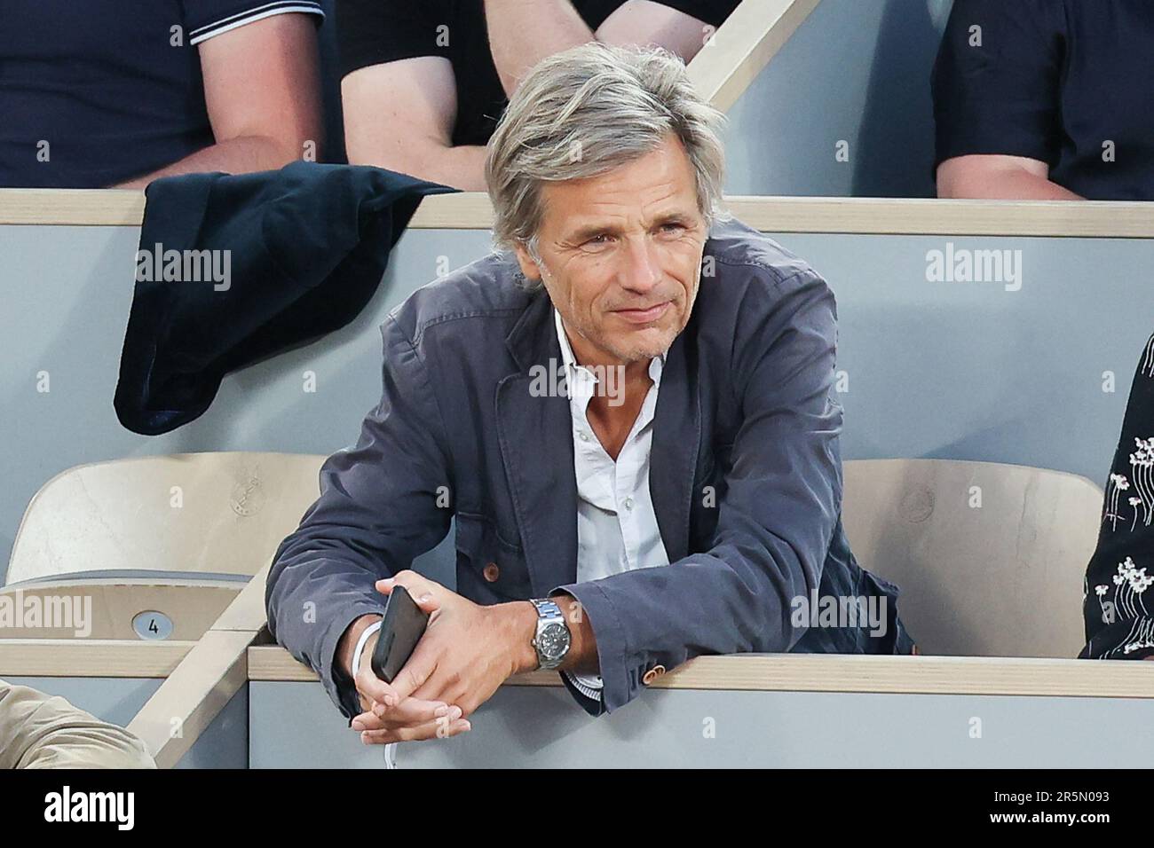 Paris, France. 04th June, 2023. Guy Lagache in the stands during French ...