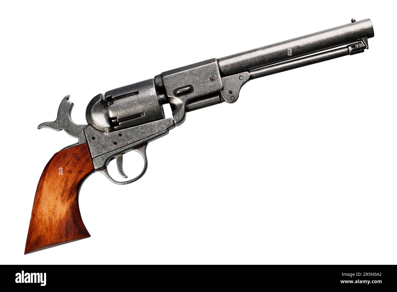 Old West Firearm - Colt Dragoon Revolver isolated on white background ...