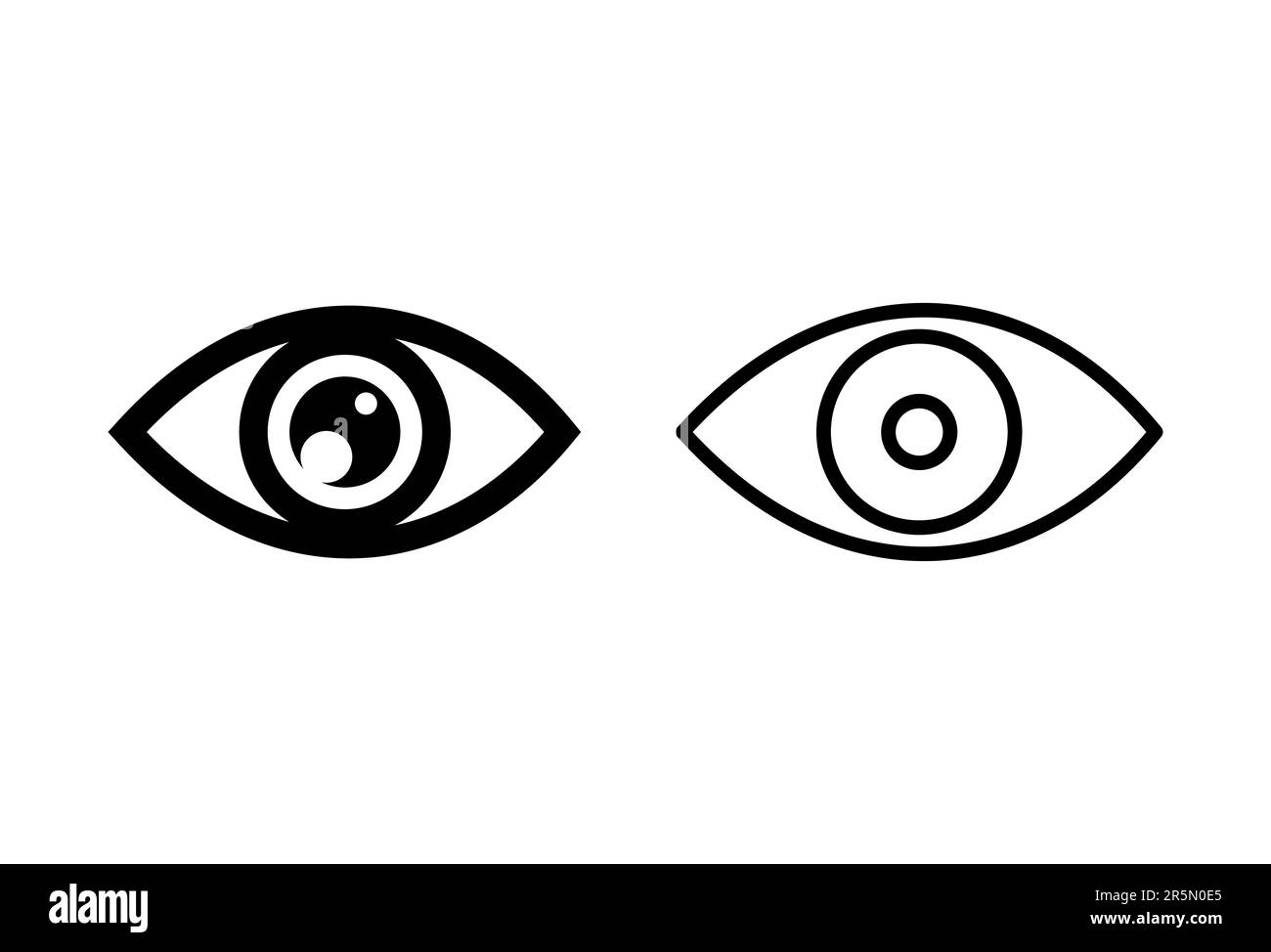 Eye icon set. Eye vector icon. Look and Vision icon Stock Vector Image ...
