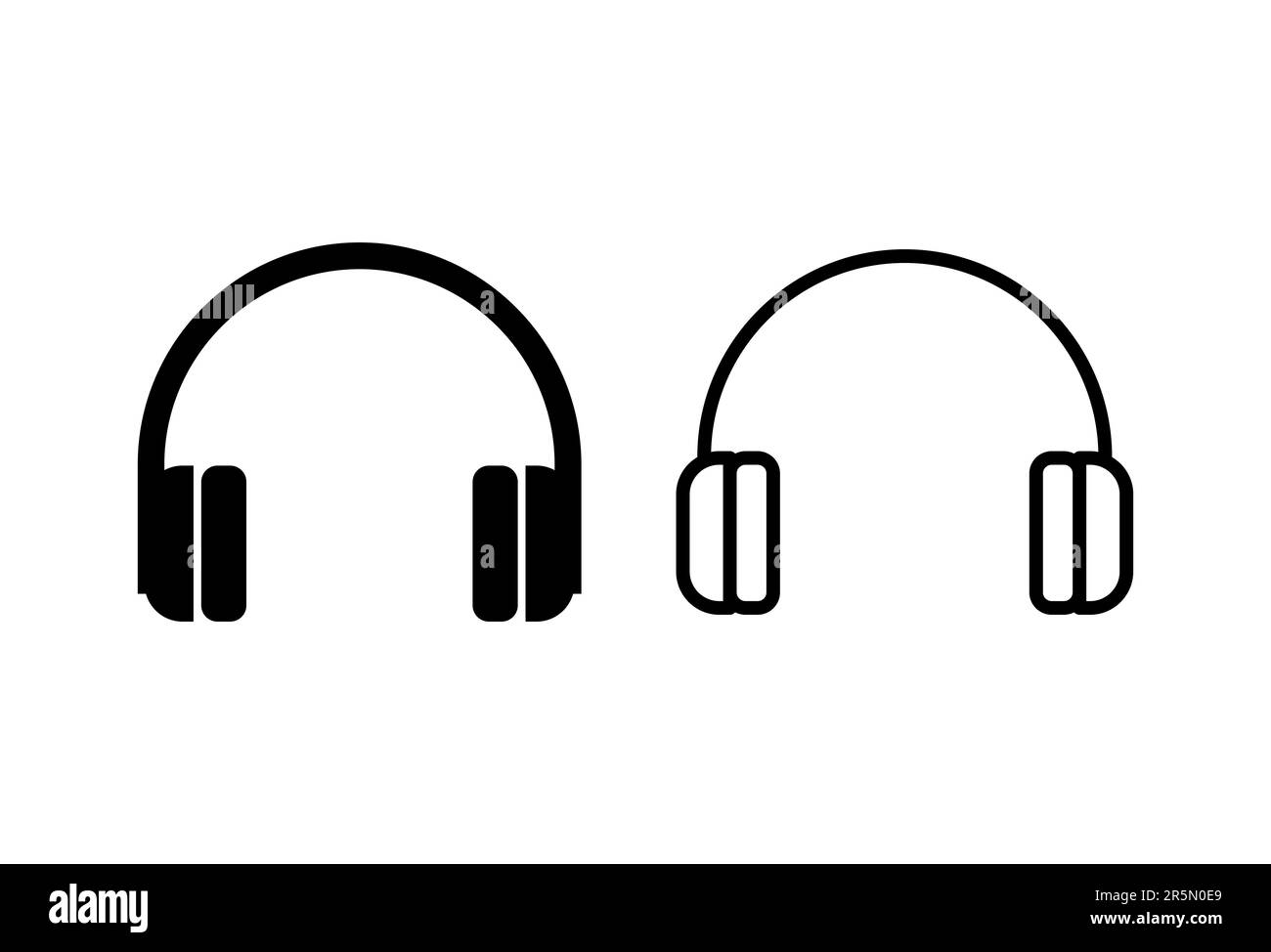 Headphone icon vector. Headset icon symbols Stock Vector Image & Art ...
