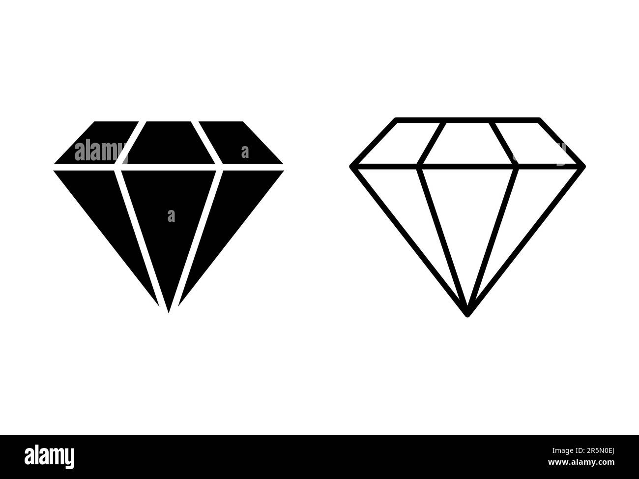 Diamond icon set. diamond gems vector icon Stock Vector Image & Art - Alamy
