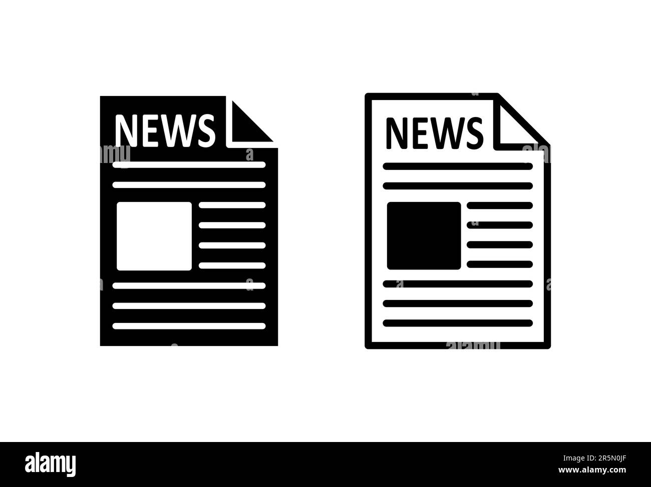 Newspaper icon set. news paper vector sign Stock Vector Image & Art - Alamy