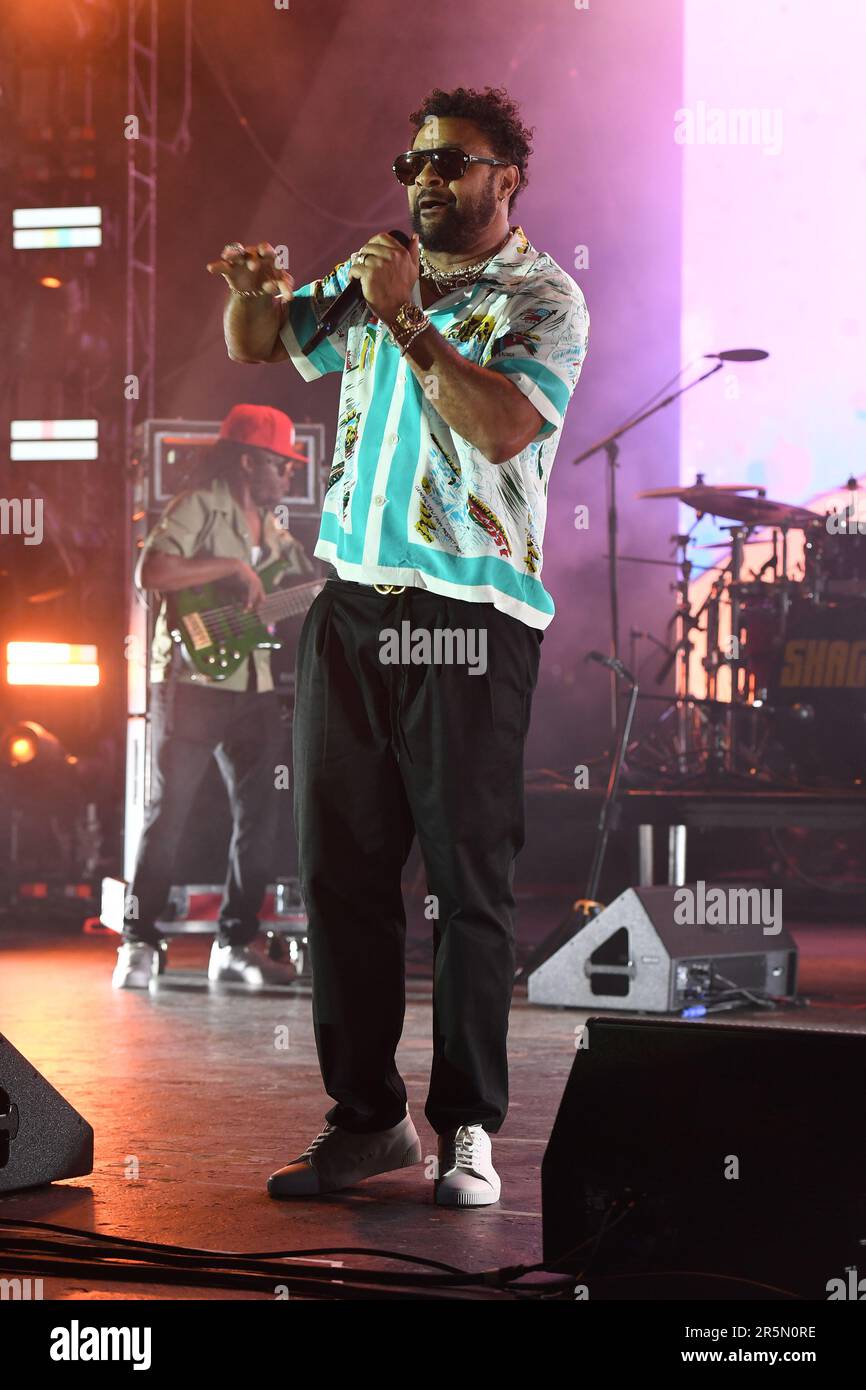 Miami, FL, USA. 03rd June, 2023. Shaggy performs during The Hot Summer ...