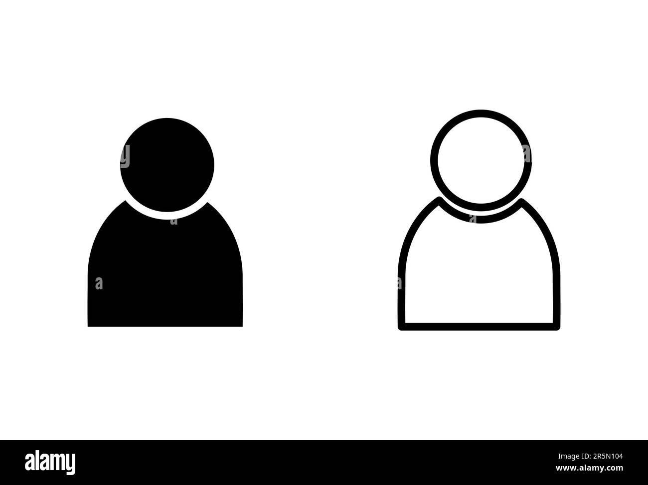 people icon set. person icon vector. User Icon vector Stock Vector ...