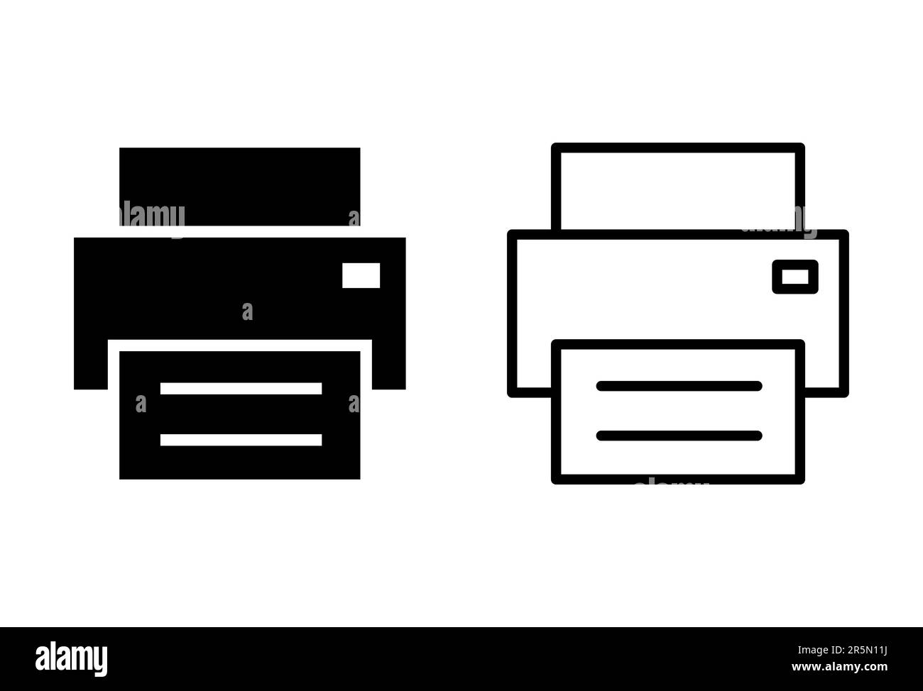 Print icon set. printer icon vector Stock Vector Image & Art - Alamy