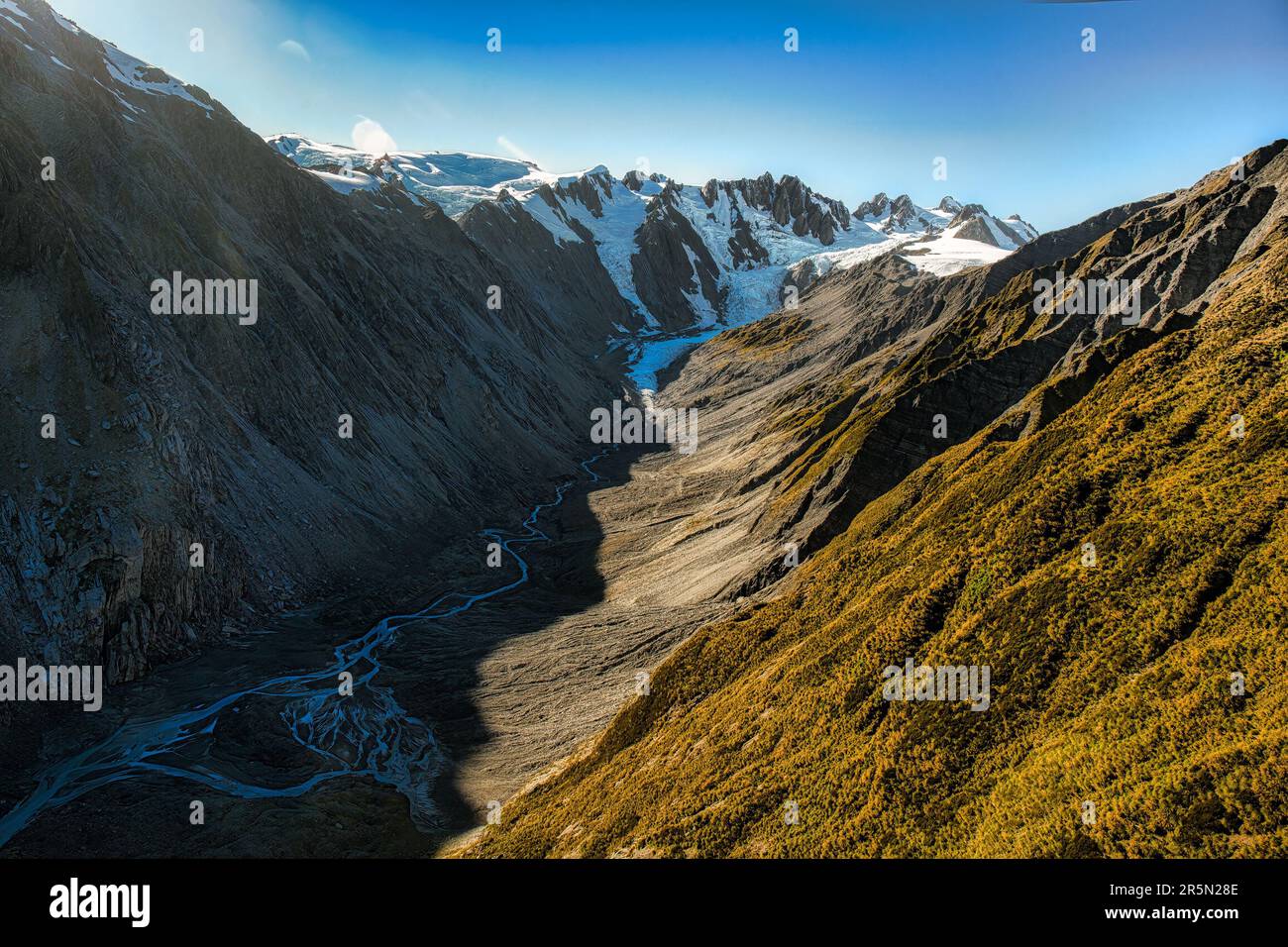 Flying over green tundra landscape hi-res stock photography and images ...