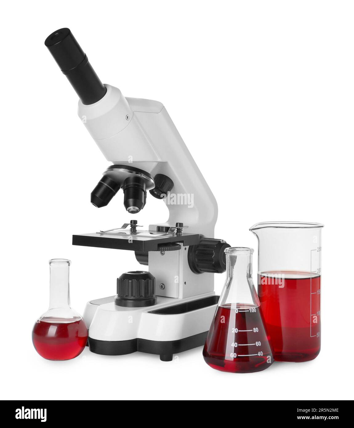 Test sample microscope Cut Out Stock Images & Pictures - Alamy