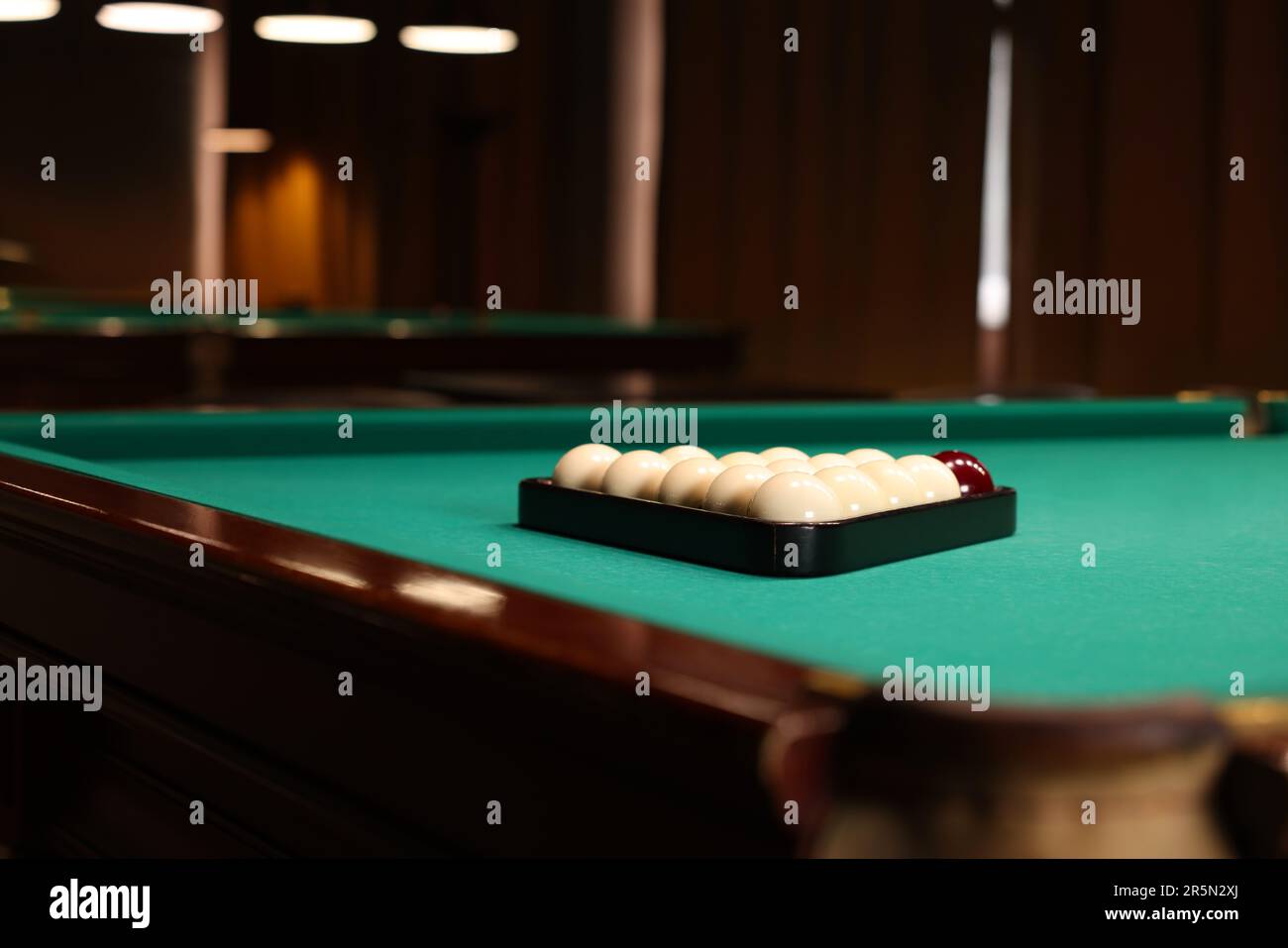 Stylish billiard table white hi-res stock photography and images - Alamy