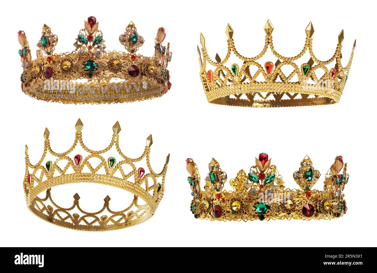 Gold crown collage element hi-res stock photography and images - Alamy