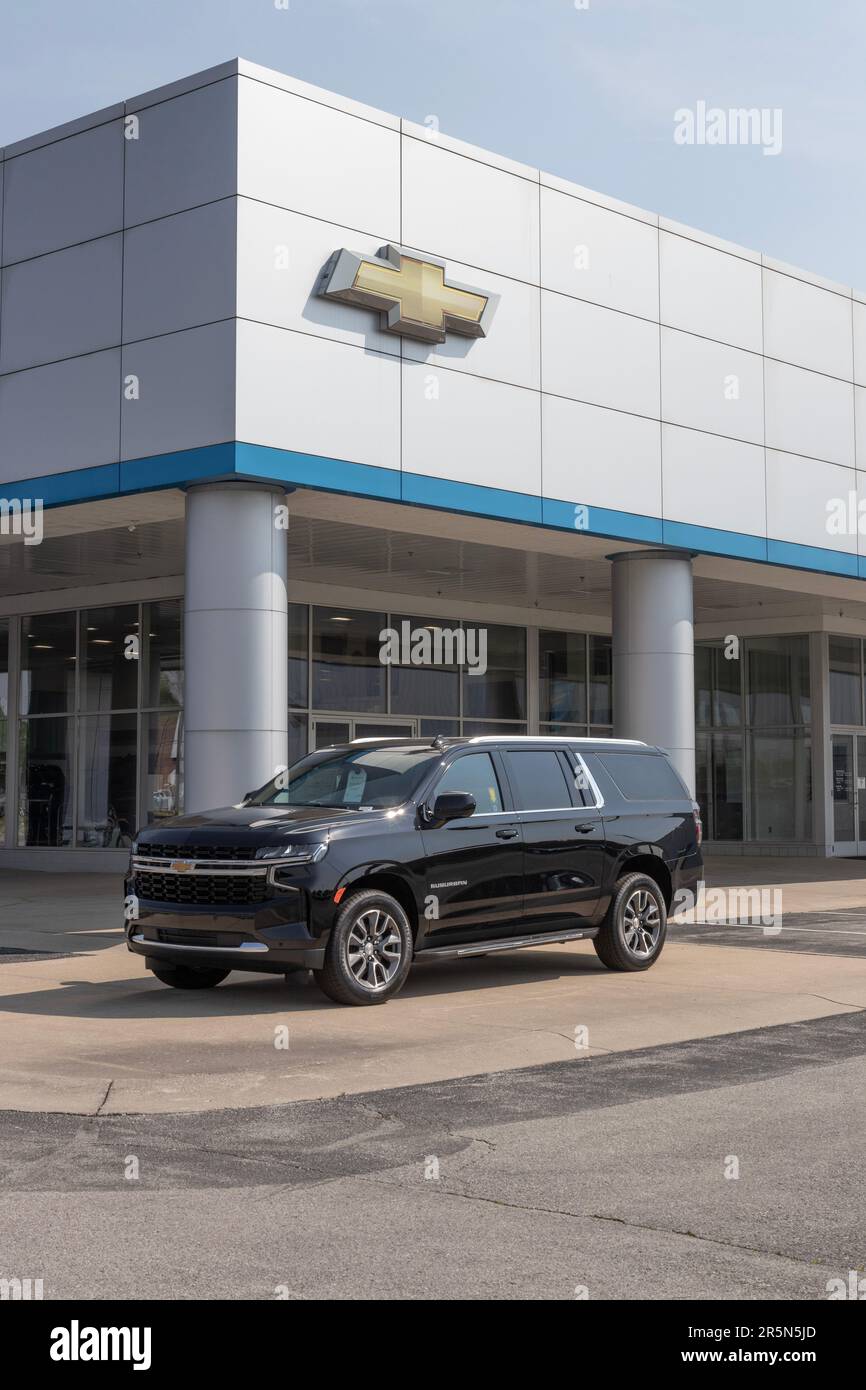 Avon - Circa June 2023: Chevrolet Suburban display at a dealership ...