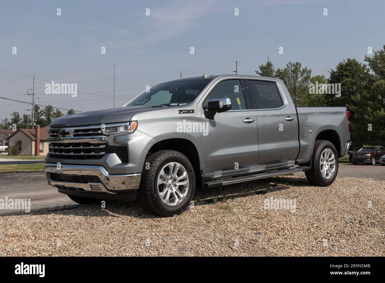 Avon - Circa June 2023: Chevrolet Silverado 1500 display at a ...