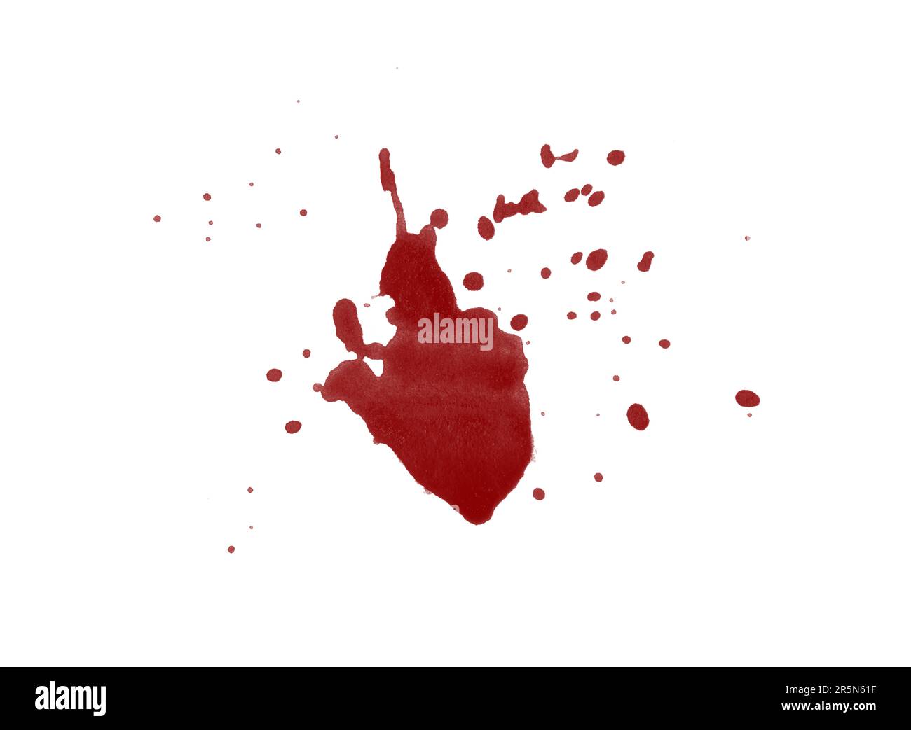 Blood Splat Cartoon No Background