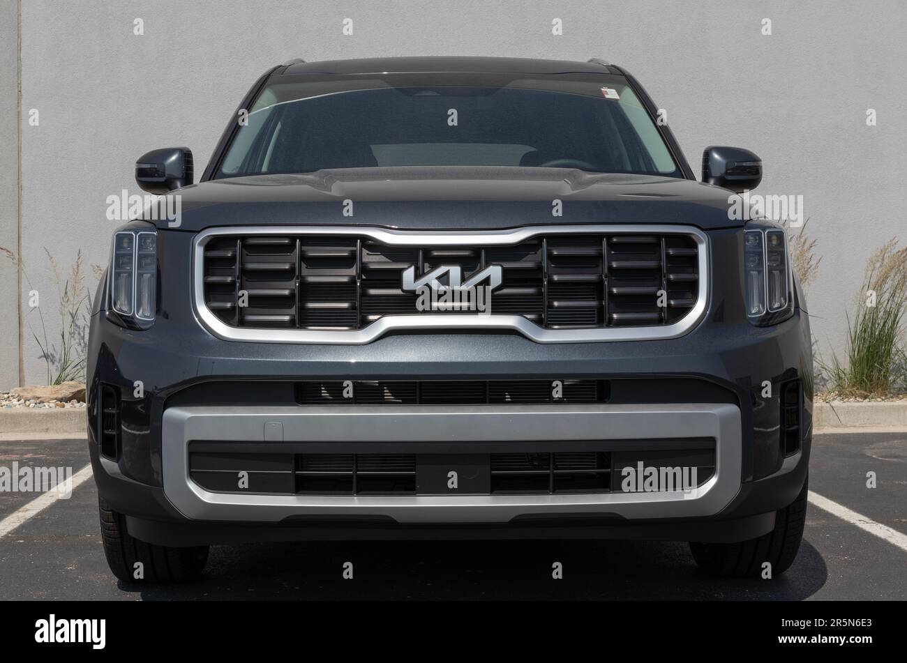 Avon - Circa June 2023: Kia Telluride display at a dealership. Kia ...