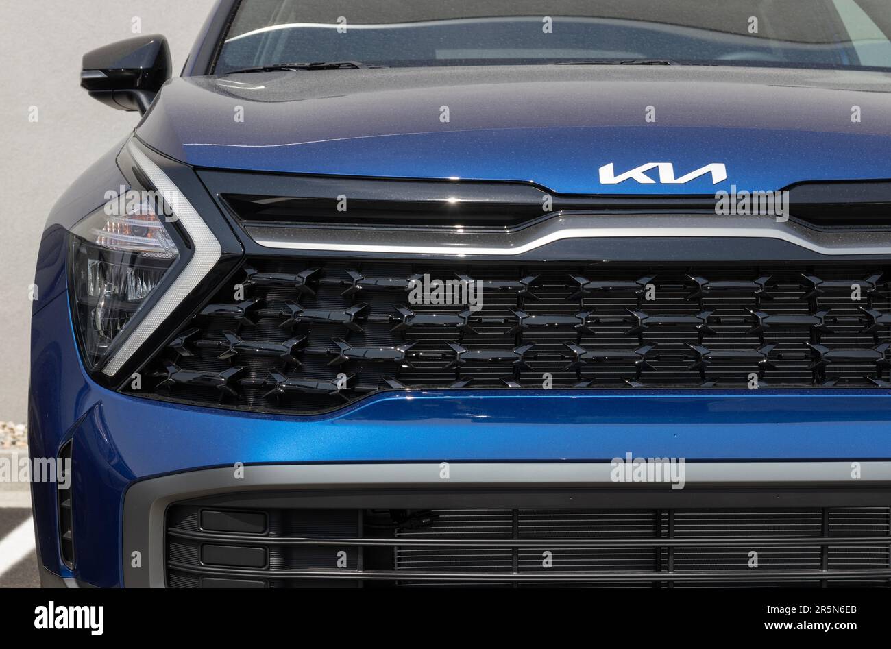 Avon - Circa June 2023: Kia Sportage display at a dealership. Kia ...