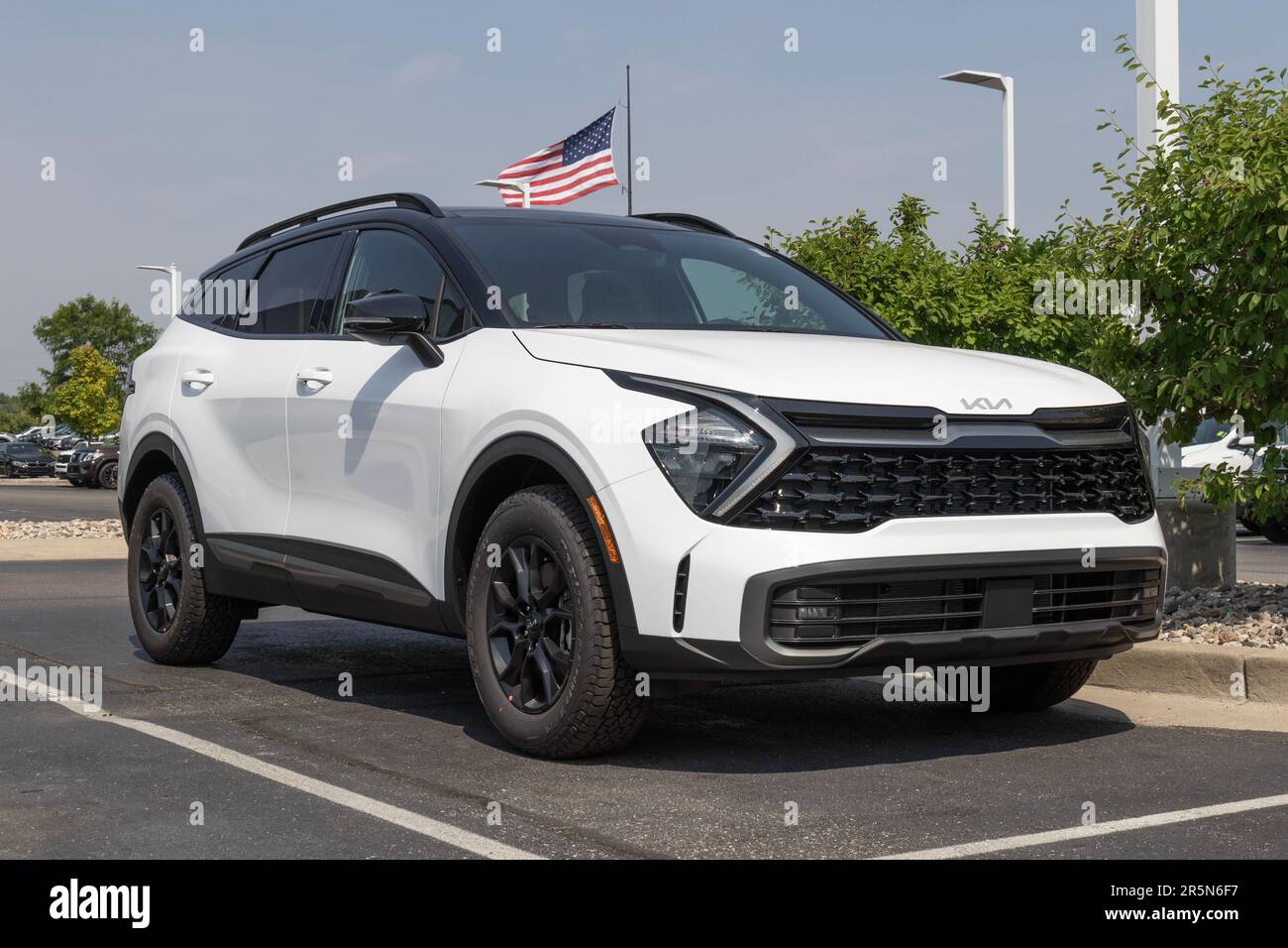 Avon - Circa June 2023: Kia Sportage display at a dealership. Kia ...