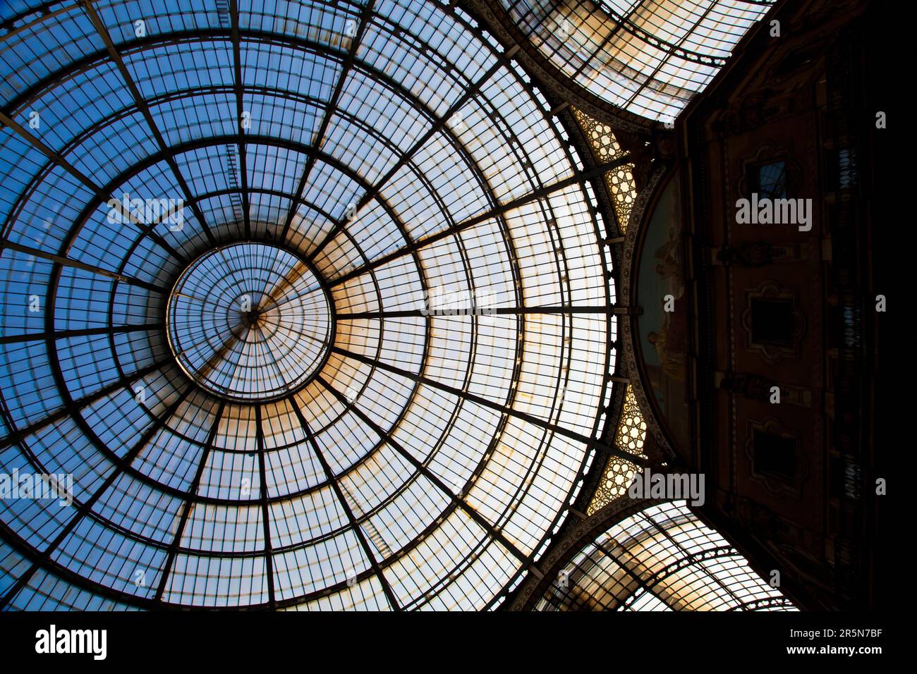The Galleria Vittorio Emanuele II is a covered double arcade formed of ...