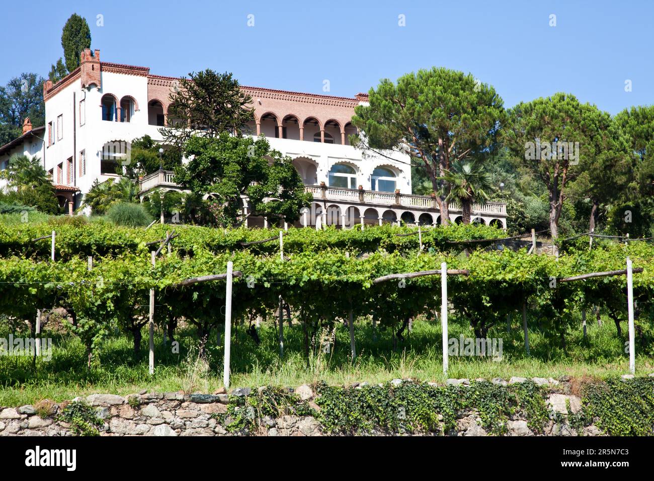 Tuscany, Italy. Italian luxury villa in the country, close to a ...