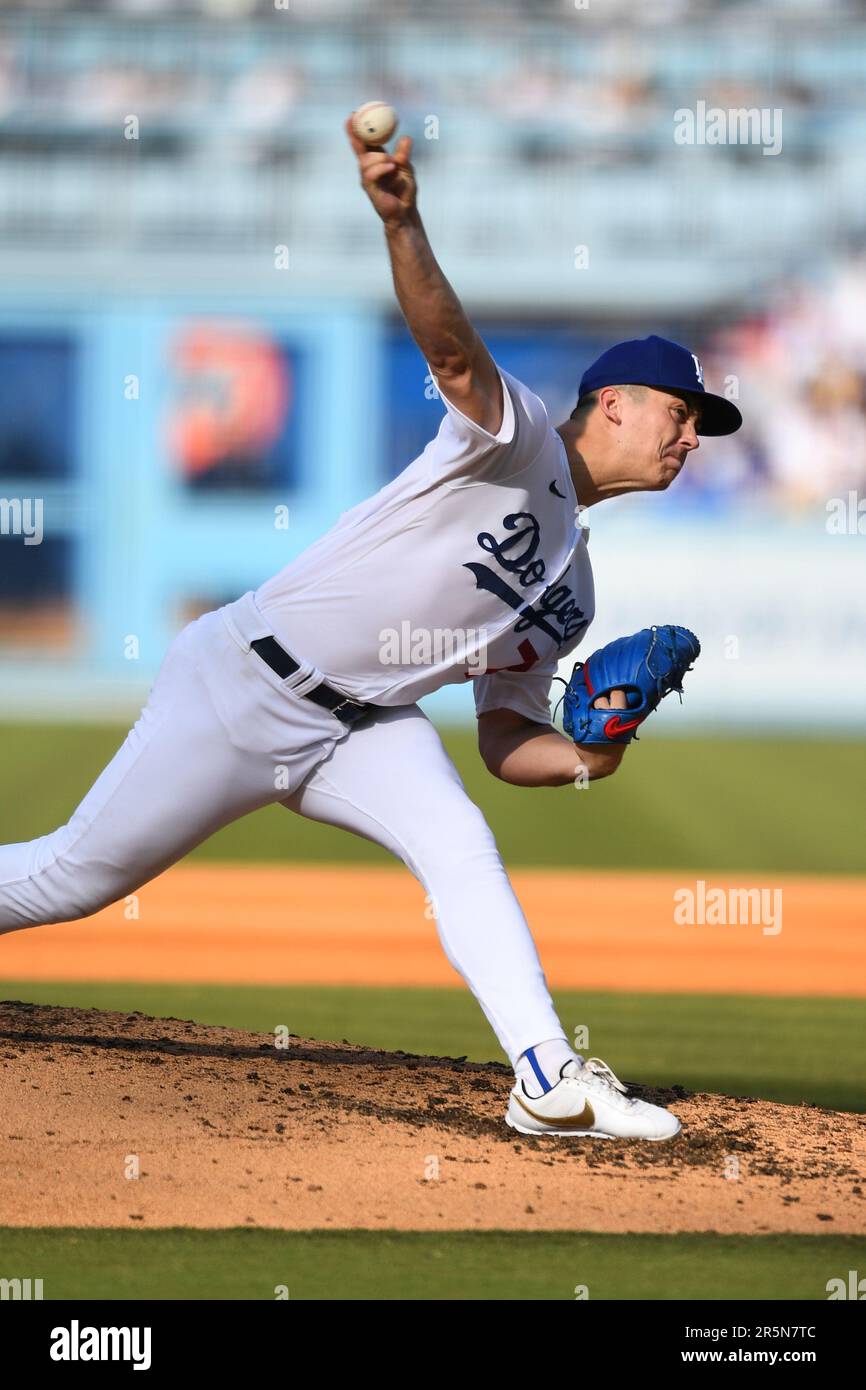 LOS ANGELES, CA - JUNE 04: Los Angeles Dodgers pitcher Bobby Miller (70 ...