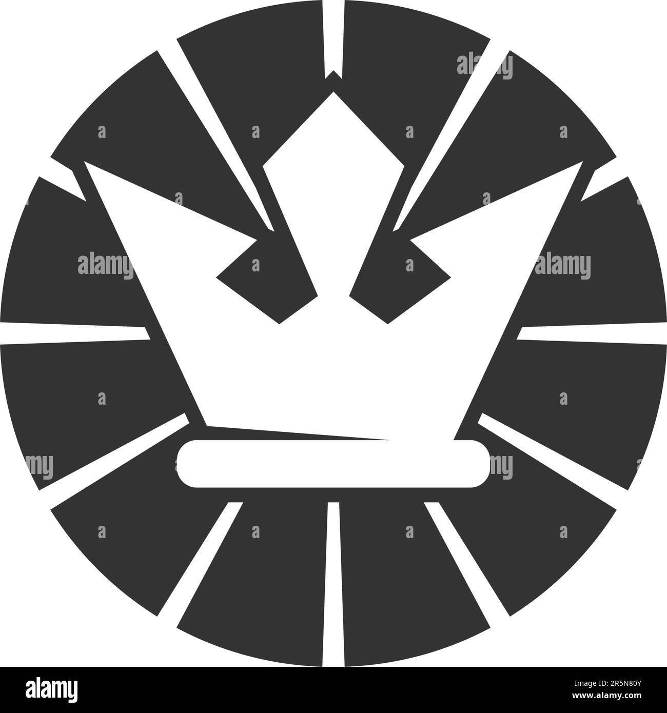 king logo template. Icon Illustration Brand Identity. Isolated and flat ...