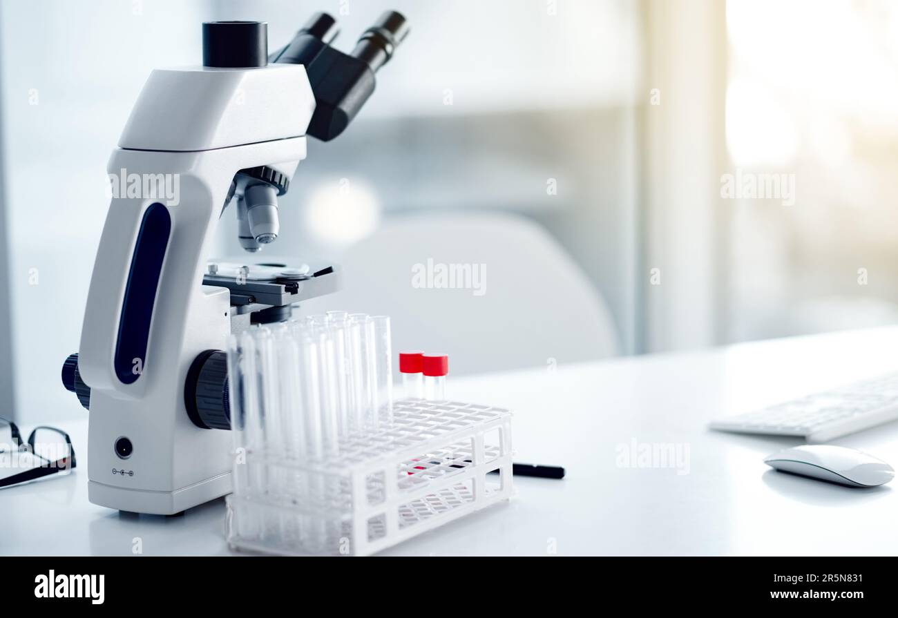 What new discoveries will be made today. Still life shot of a ...