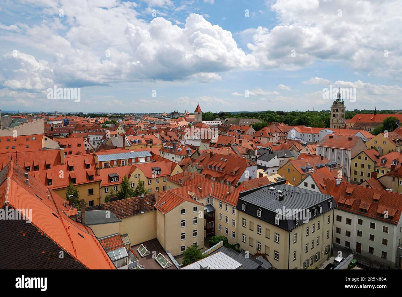 The World Heritage Site Regensburg in Germany Stock Photo - Alamy