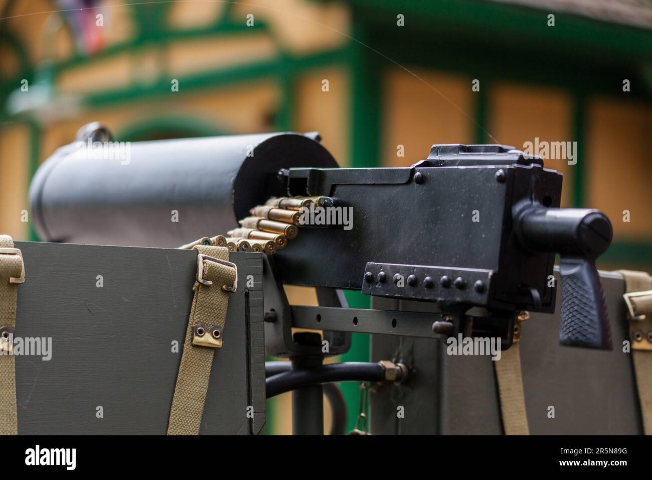 WW2 Machine Gun Stock Photo - Alamy
