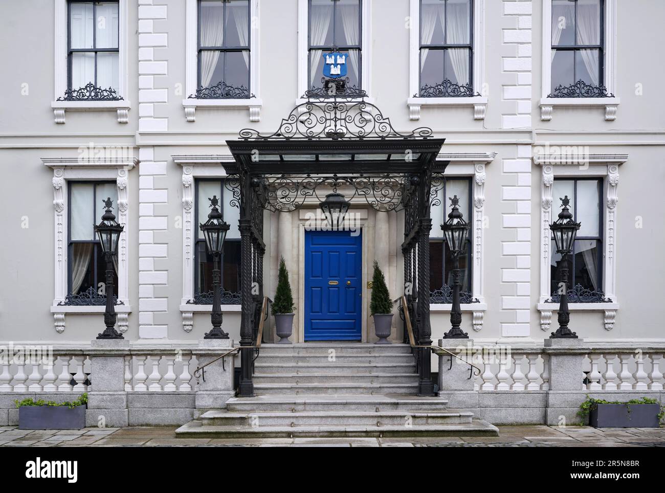 The Mansion House, official residence of the Lord Mayor of Dublin Stock ...