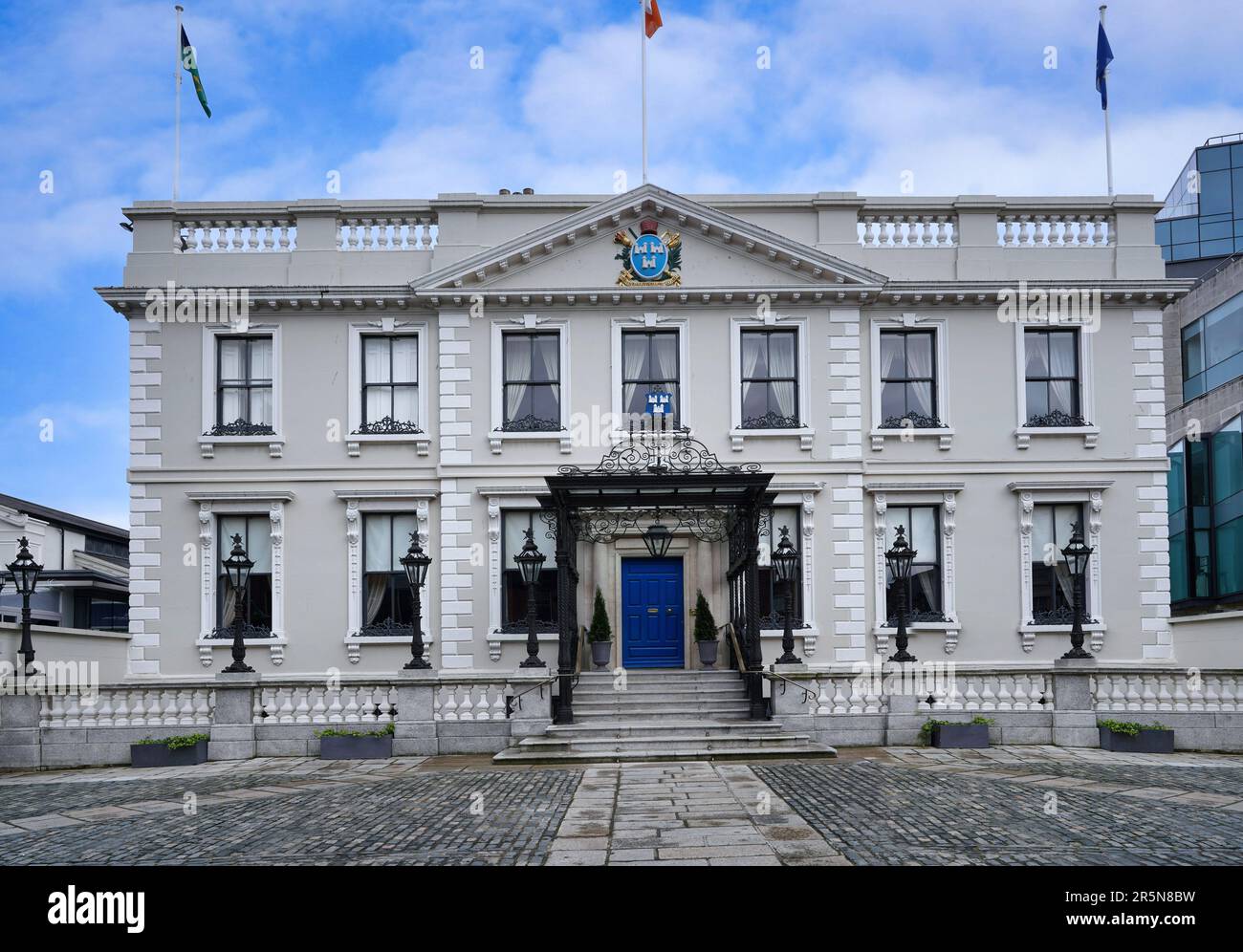 The Mansion House, official residence of the Lord Mayor of Dublin Stock ...
