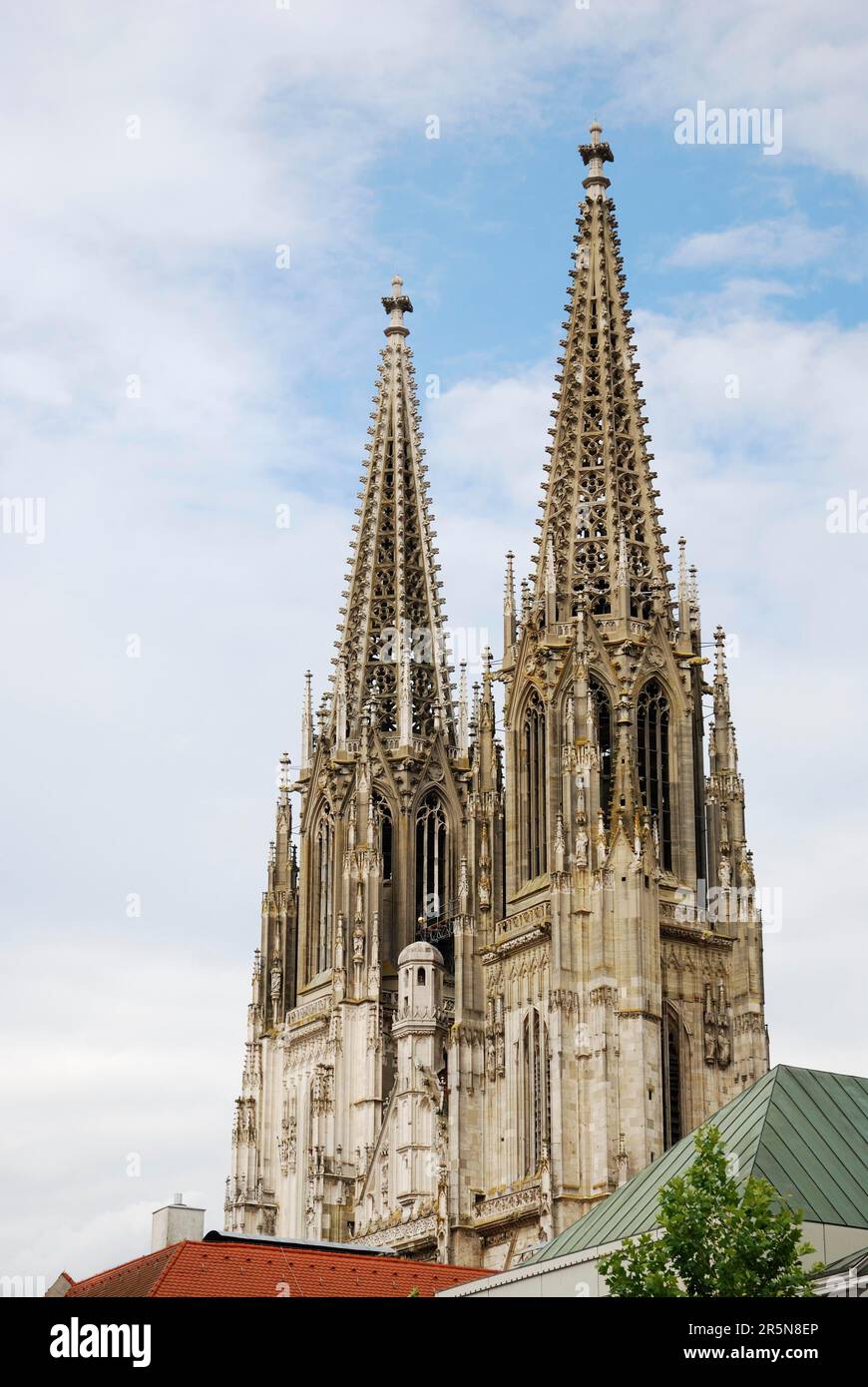 Gothic cathedral of Regensburg (Bavaria) (Germany Stock Photo - Alamy