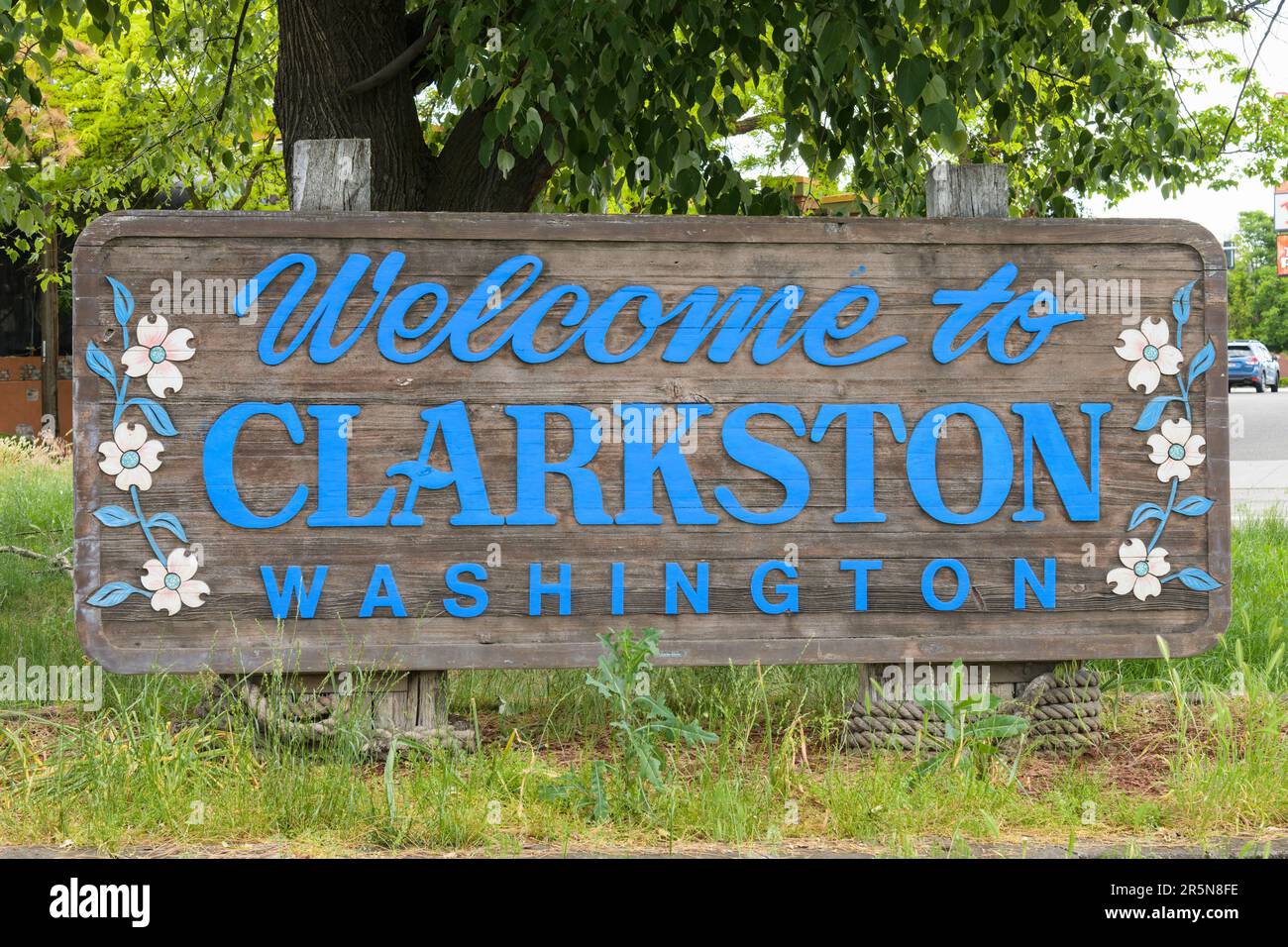 Welcome washington state sign hi-res stock photography and images - Alamy
