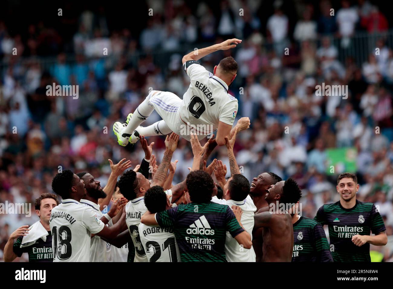 Madrid, Spain; 4.06.2023.- Karim Benzema says goodbye to Real Madrid ...