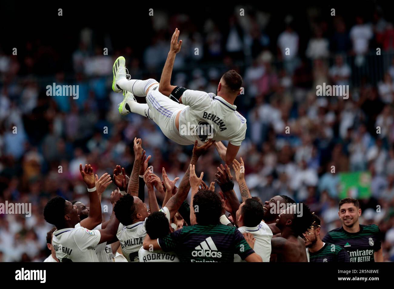 Madrid, Spain; 4.06.2023.- Karim Benzema says goodbye to Real Madrid ...