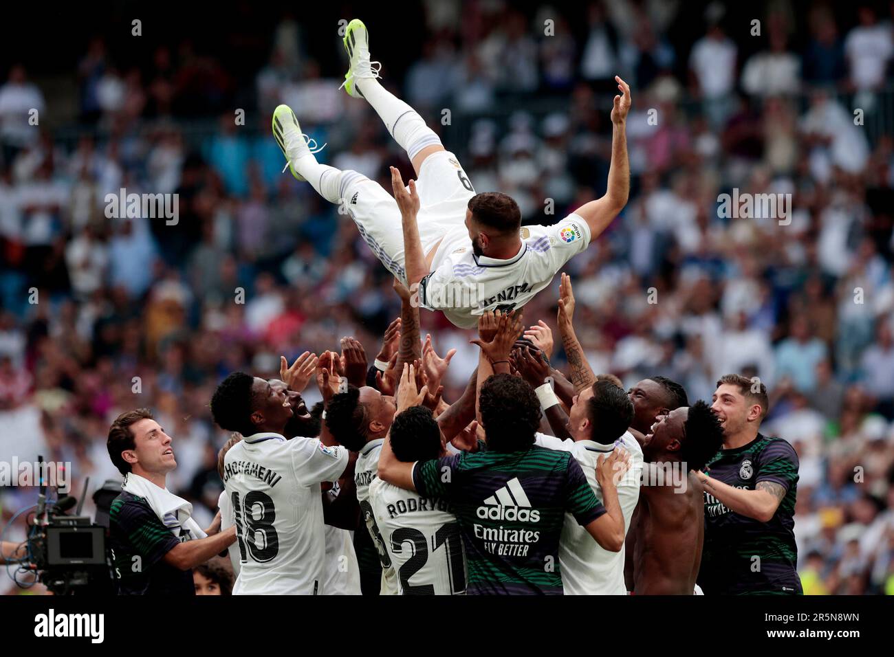 Madrid, Spain; 4.06.2023.- Karim Benzema says goodbye to Real Madrid ...