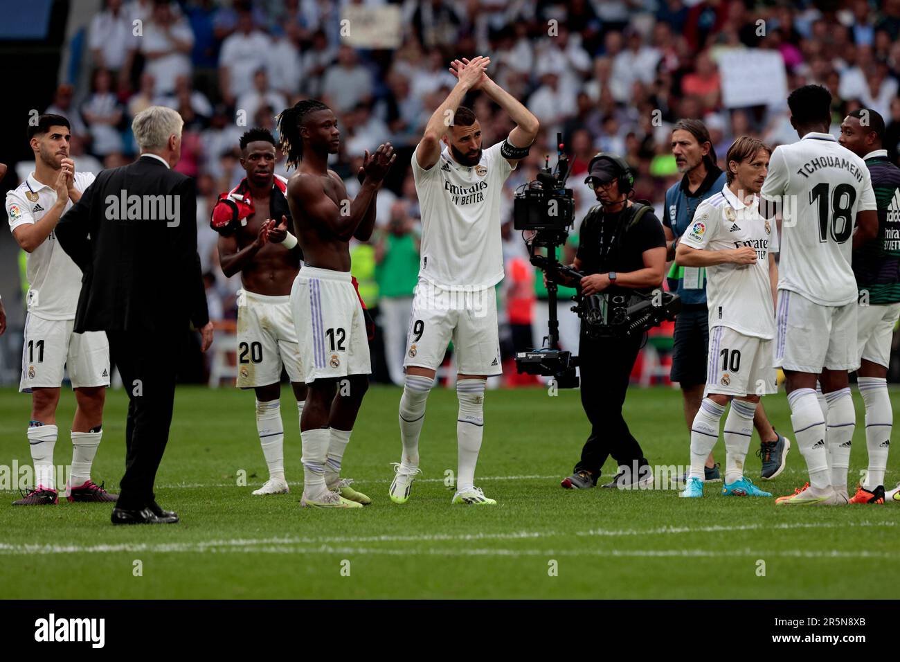 Madrid, Spain; 4.06.2023.- Karim Benzema says goodbye to Real Madrid ...