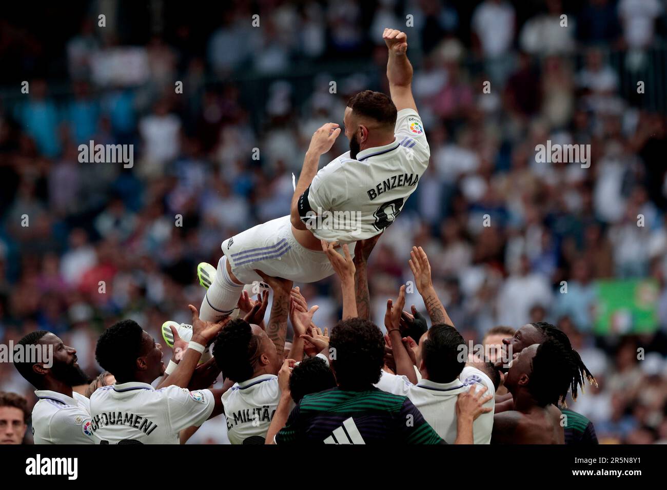 Madrid, Spain; 4.06.2023.- Karim Benzema says goodbye to Real Madrid ...
