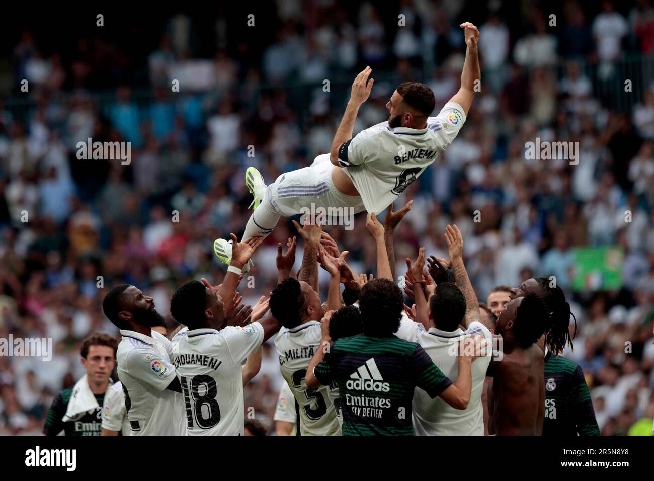 Madrid, Spain; 4.06.2023.- Karim Benzema says goodbye to Real Madrid ...