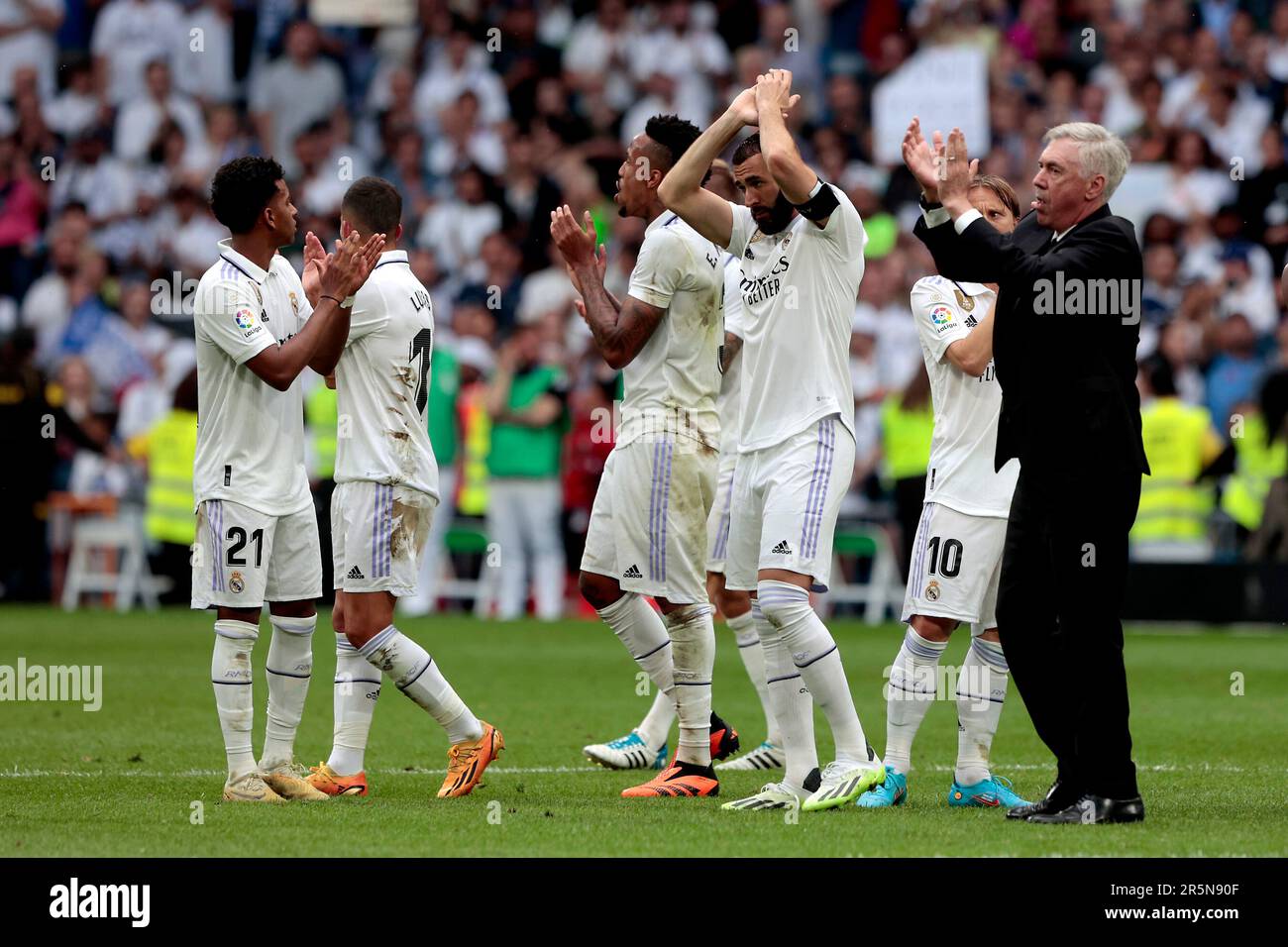 Madrid, Spain; 4.06.2023.- Karim Benzema says goodbye to Real Madrid ...