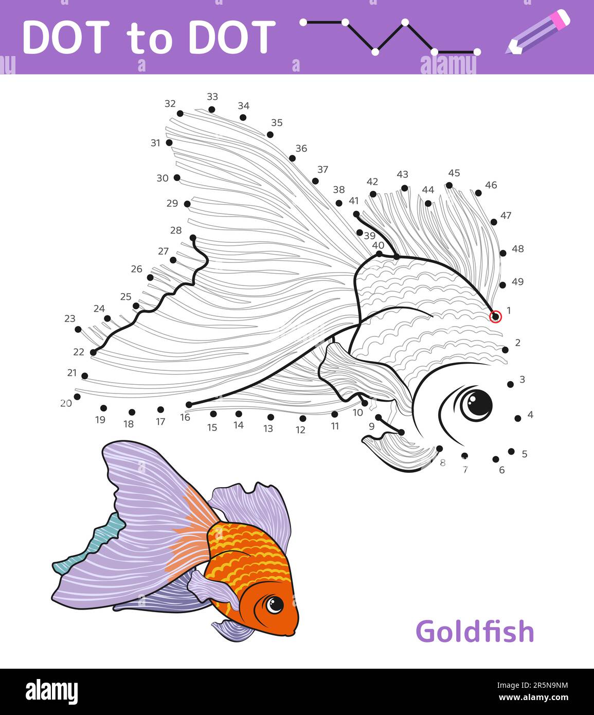 Polka Dot Penguin Coloring Pages