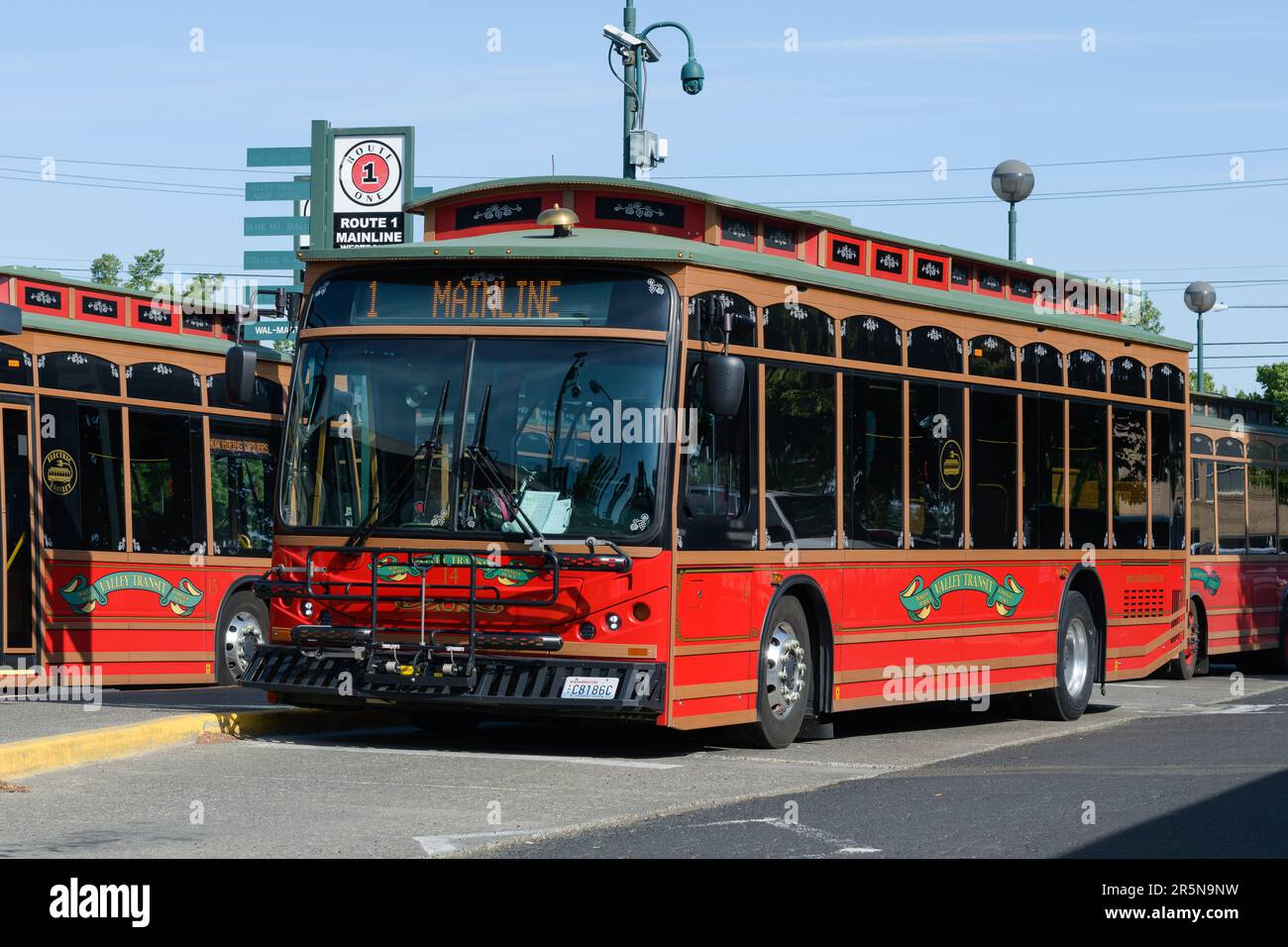 Walla Walla, WA, USA - May 25, 2023; Walla Walla Valley transit ...