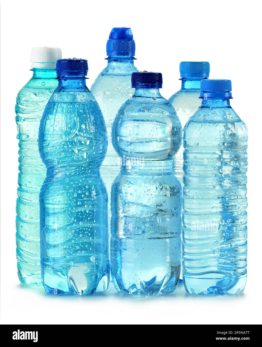 Polycarbonate plastic bottle of mineral water isolated on white background Stock Photo - Alamy
