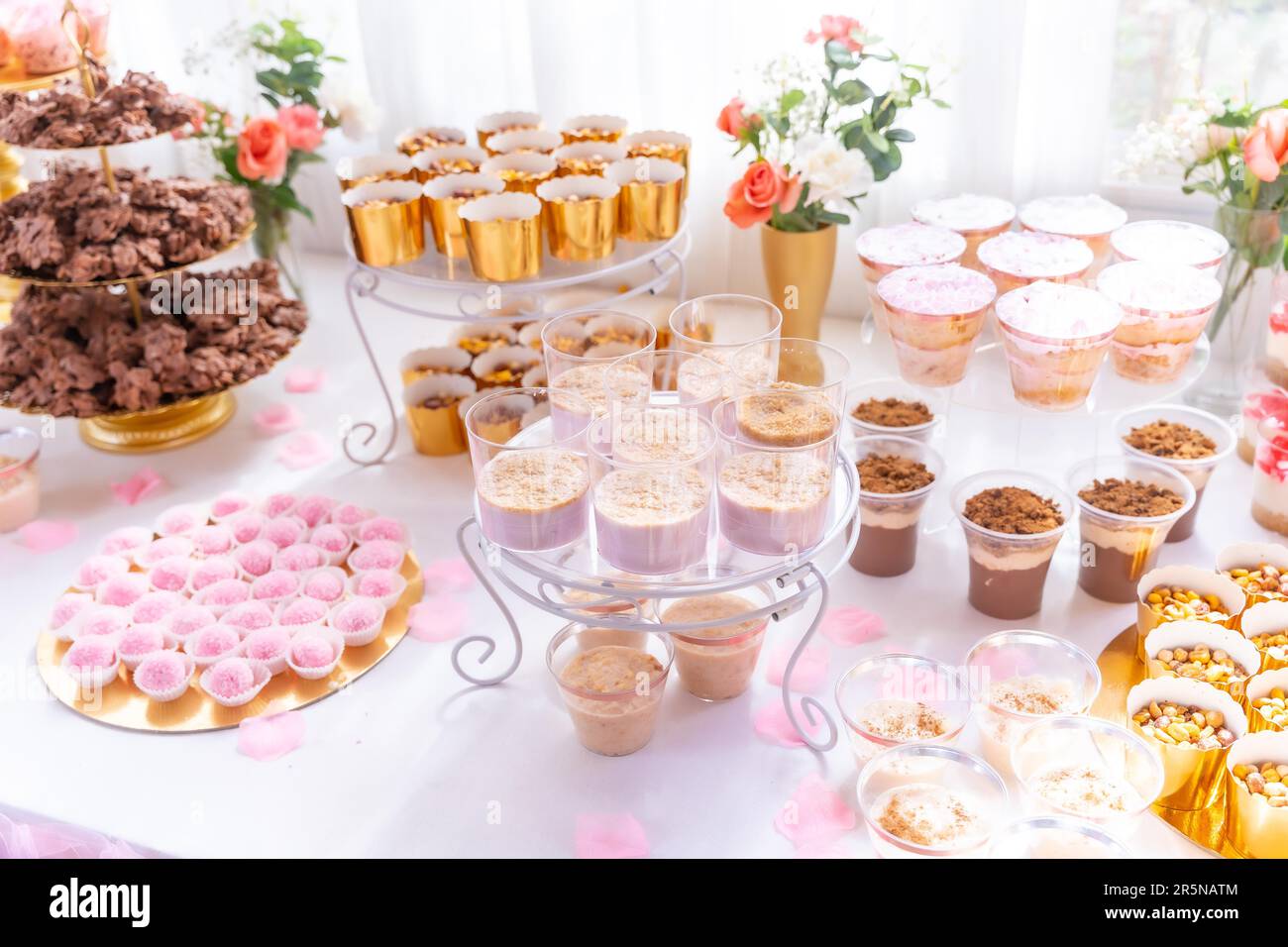 Food and decoration for 15th birthday, traditional Latin American and ...