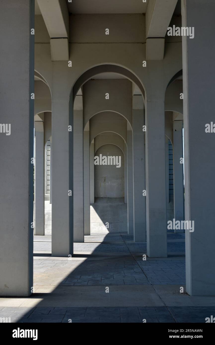 Dramatic concrete arches hi-res stock photography and images - Alamy