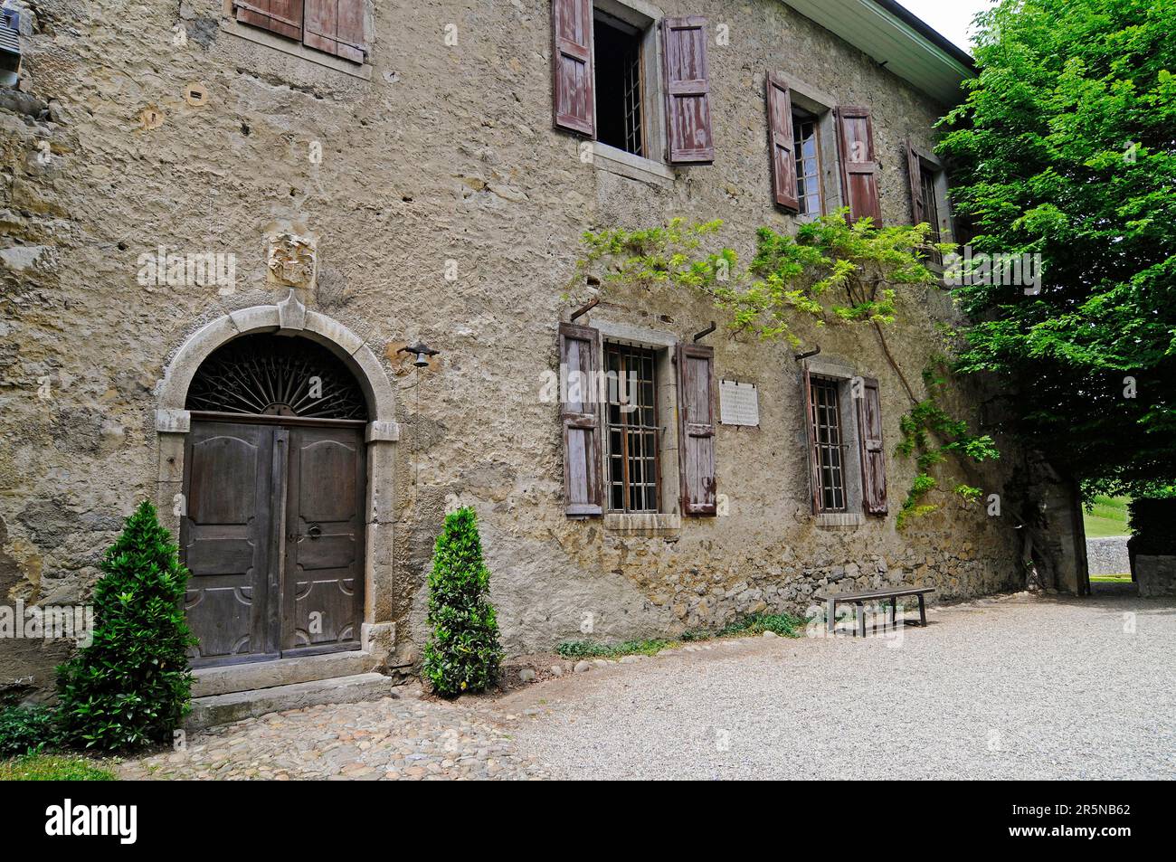 Les Charmettes, museum and former home of Jean-Jacques Rousseau ...