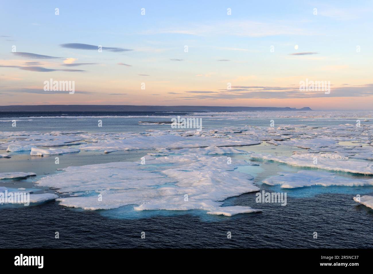 Pack ice, Devon Island, Nunavut, Canada Stock Photo - Alamy