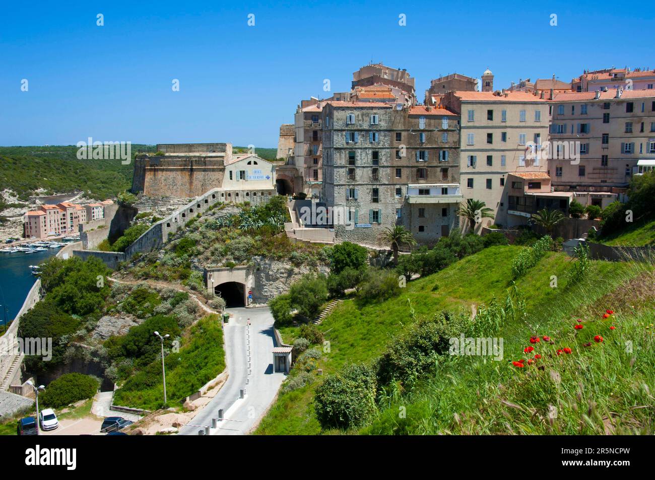 Old Town, Bonifacio, Corsica, France, Upper Town Stock Photo - Alamy