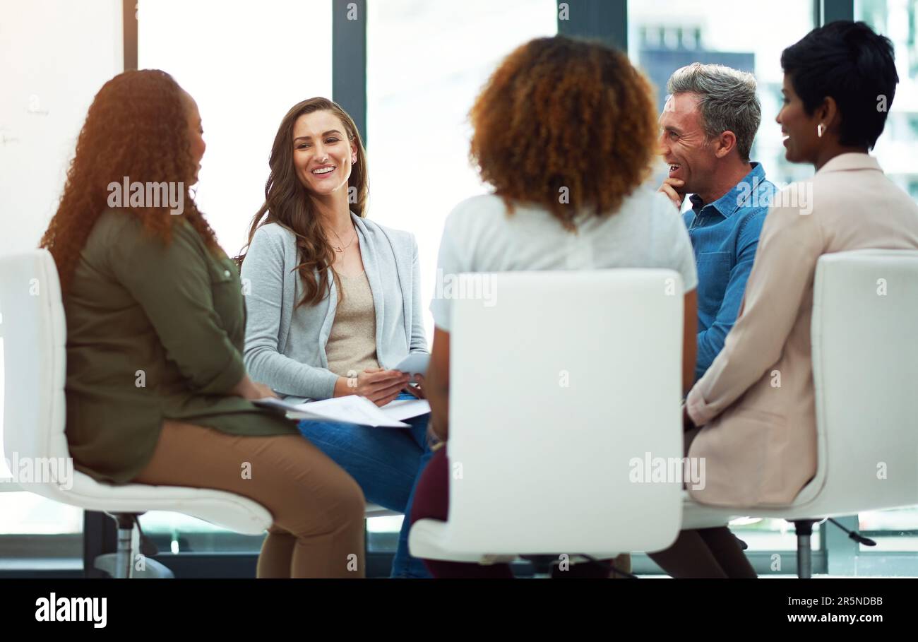 The collaborative efforts behind their companys success. a team of ...