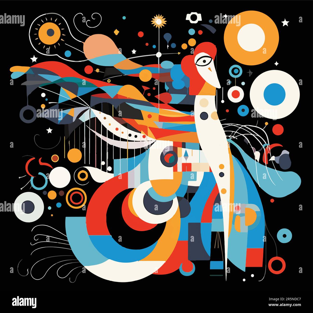 Kandinsky illustration hi-res stock photography and images - Alamy