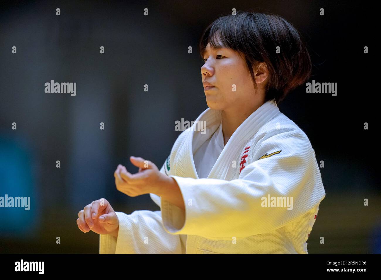 Yokkaichi City Gymnasium during All Japan Businessmen Team Judo ...