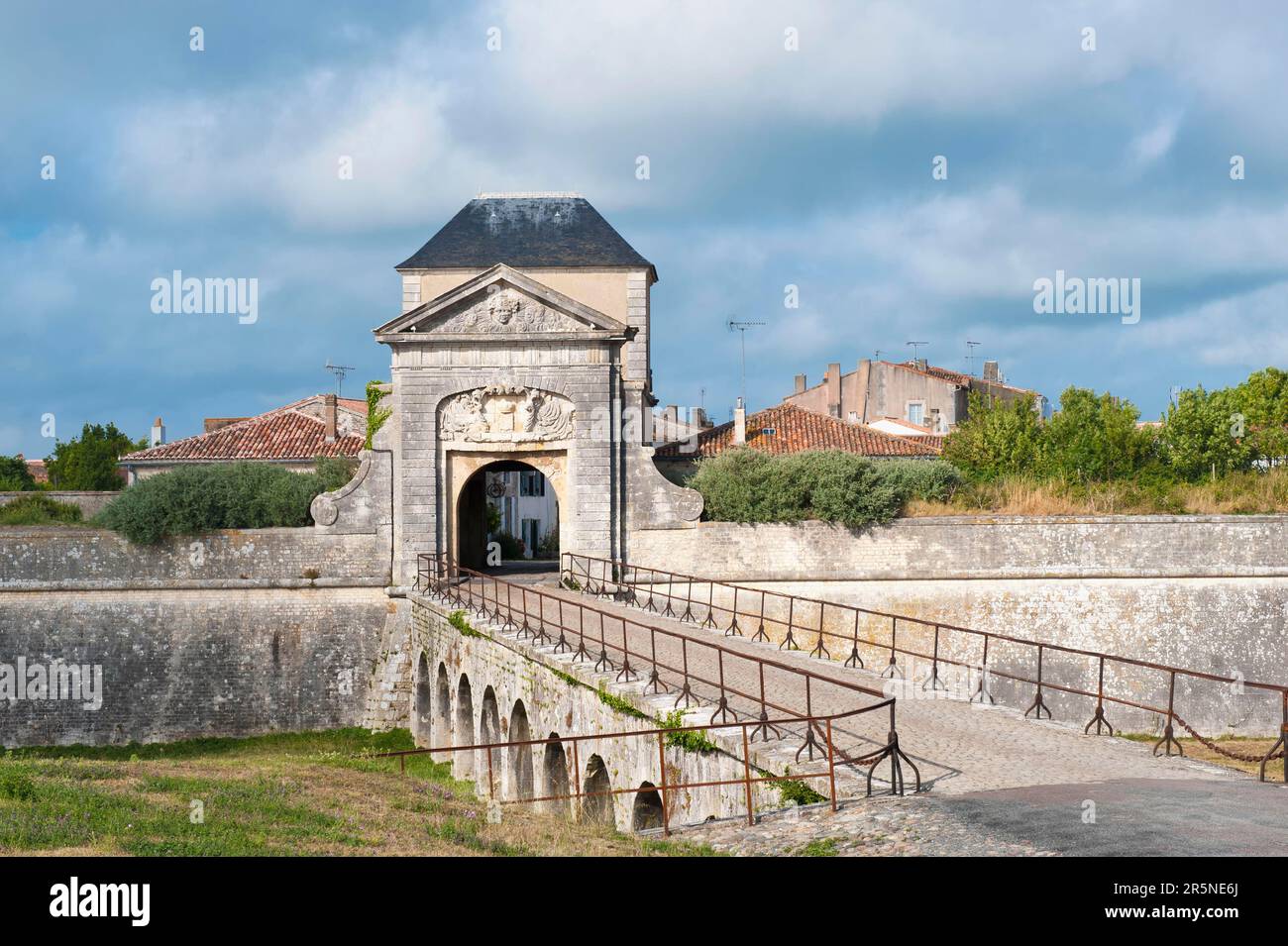 Saint Martin en Re Fortification, Campani Gate, Saint Martin en Re, Ile ...