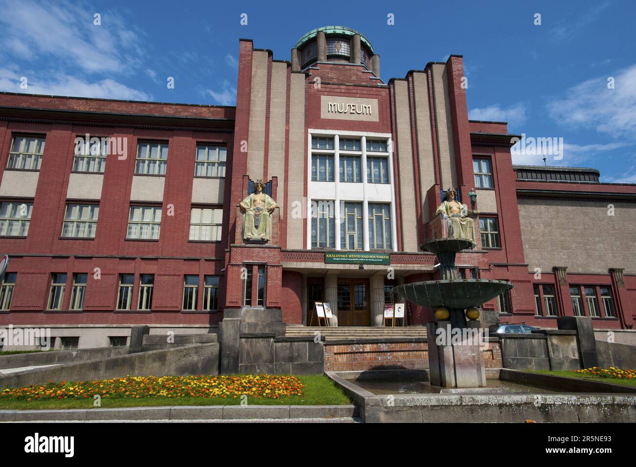 City Fountain, East Bohemian Museum, Koeniggraetz, Bohemia, Hradec ...